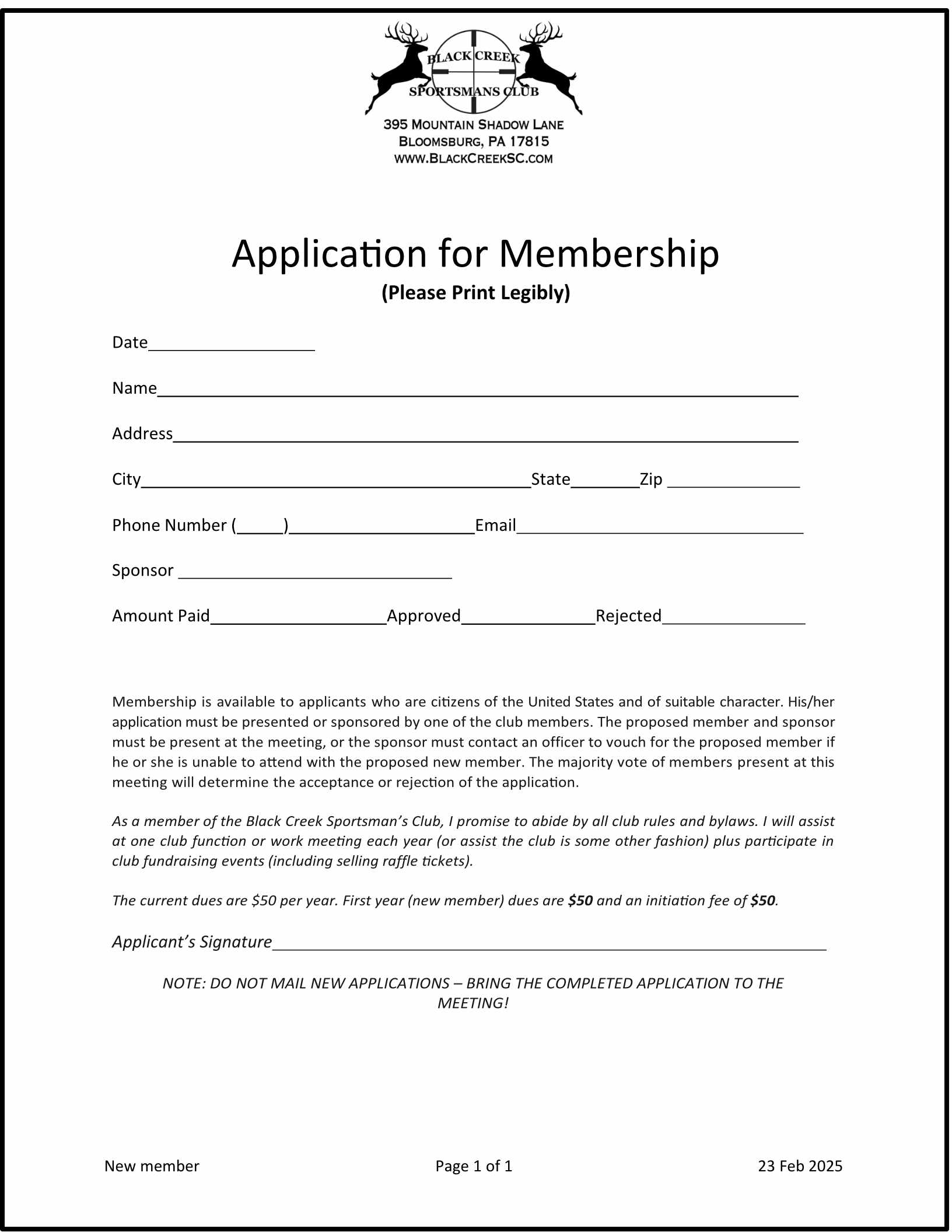 Membership